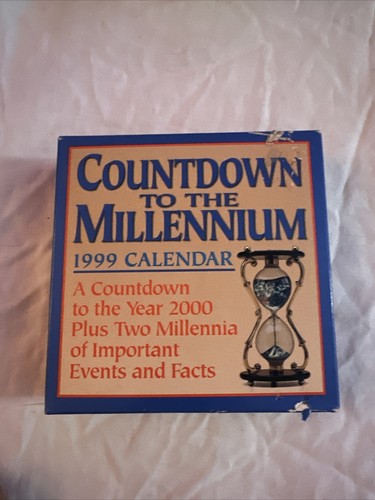 Countdown To The Millennium 1999 Calendar Events and Facts New | eBay