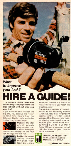 1978 JOHNSON GUIDE REEL PRINT AD, CLASSIC FISHING REEL PRINT AD | eBay