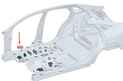MERCEDES-BENZ GLE W167 Airbag Repair Wiring Harness A0045400305 NEW ...