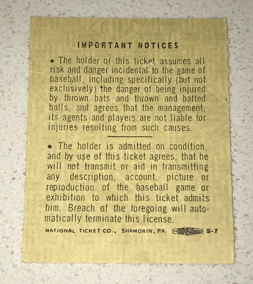 6/13/76 Rangers New York Yankees MLB Ticket Stub Mike Hargrove Career ...