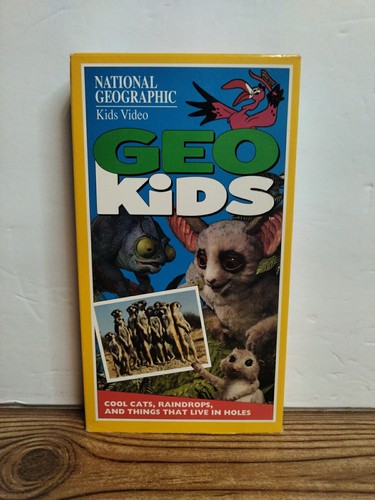 GEO KIDS “Cool Cats Raindrops And Things In Holes" VHS 1994 NATIONAL ...