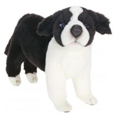 Border Collie Puppy Plush Toy by Hansa 15" Long | eBay