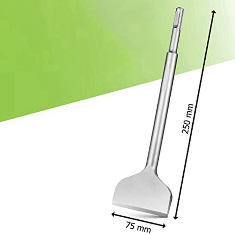 Tile Chisel 250x75mm Wide Suitable for Electric Hammer Cone Chisel ...
