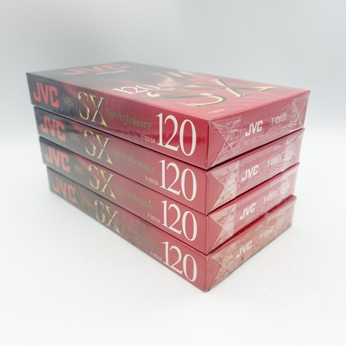 JVC VHS SX High Performance 120 6 Hour Lot of 4 | eBay