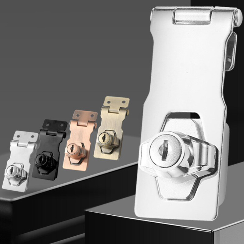 Punch-free With Lock Drawer Locks Letter Box Locker Double Door Cabinet ...