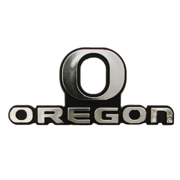 Oregon Ducks Logo Silver