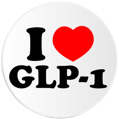 I Love GLP-1 - 25 Pack Circle Stickers 3 Inch - Injection Diet Humor | eBay