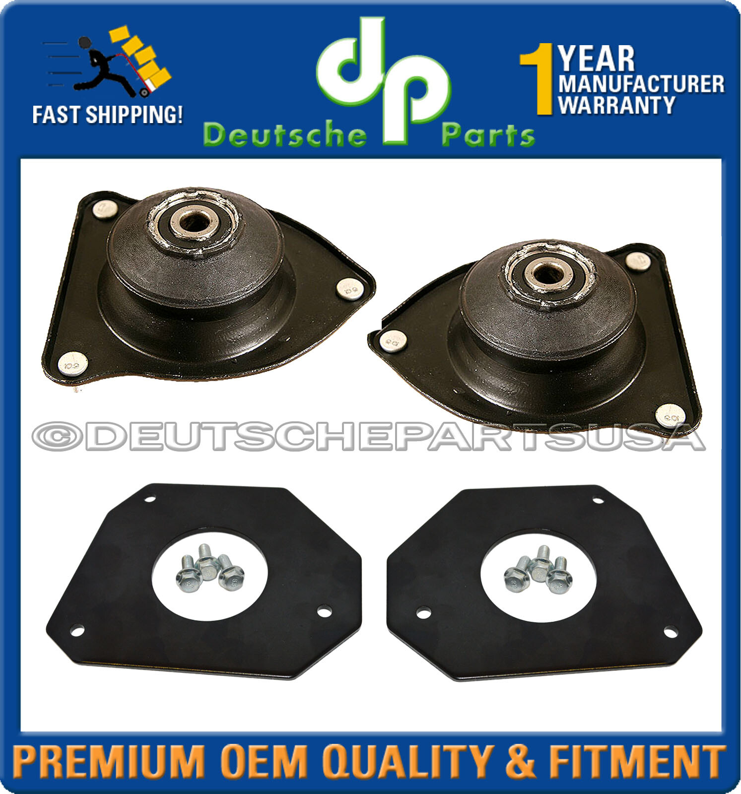 MINI COOPER FRONT STRUT SHOCK MOUNT MOUNTS BEARINGS BUMP STOP ...