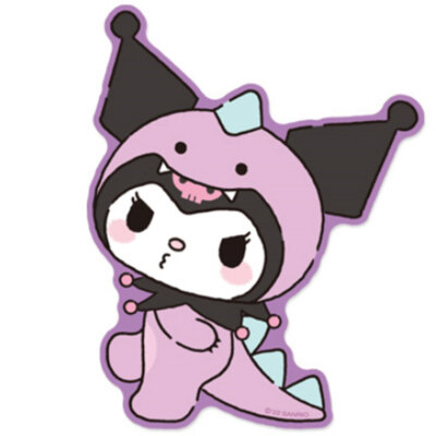 Sanrio Kuromi Dinosaur Mouse Pad Cute PVC Desk Accessory Licensed ...