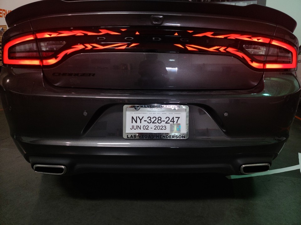 2015-2023 Dodge Charger Tail Light Precut Overlay Rear Decal | Pre-Cut ...