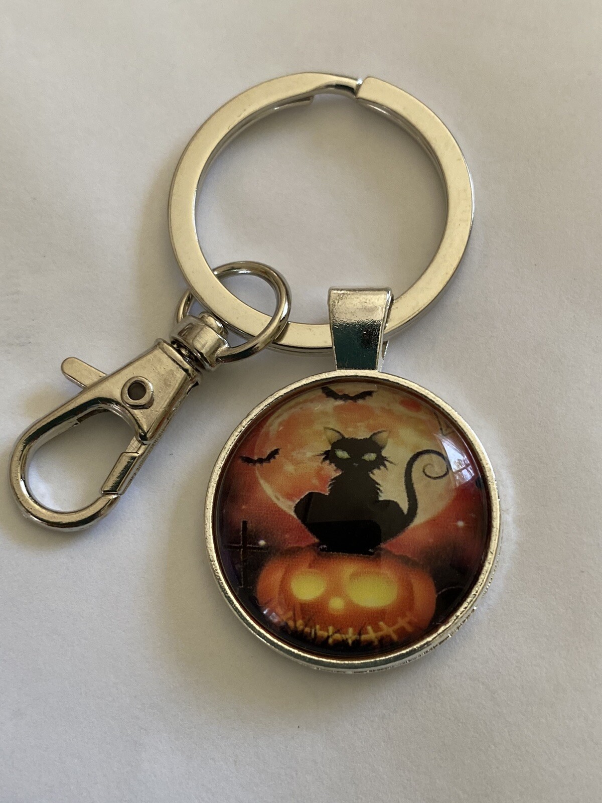 Colourful Novelty Key Ring With Clip Cartoon Cat Theme | eBay Australia