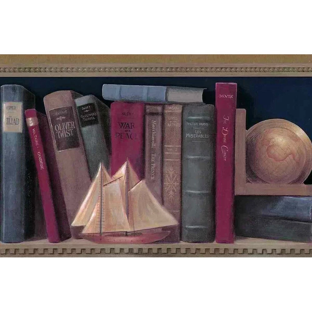 Wallpaper Borders For Library