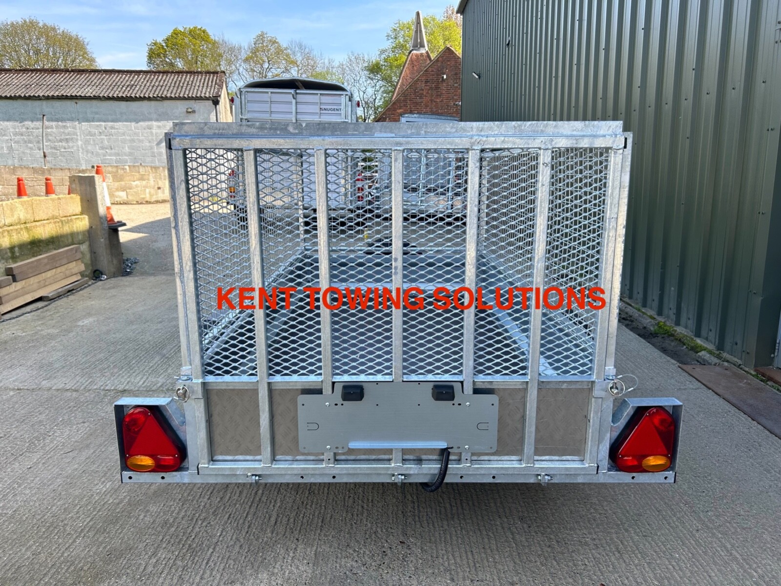 New Indespension 8ft x 4ft Utility General Purpose Trailer + Mesh ...