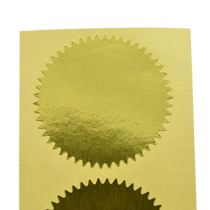 100pcs Golden Stickers for Embossing Stamp Handcraft 710378126324| eBay