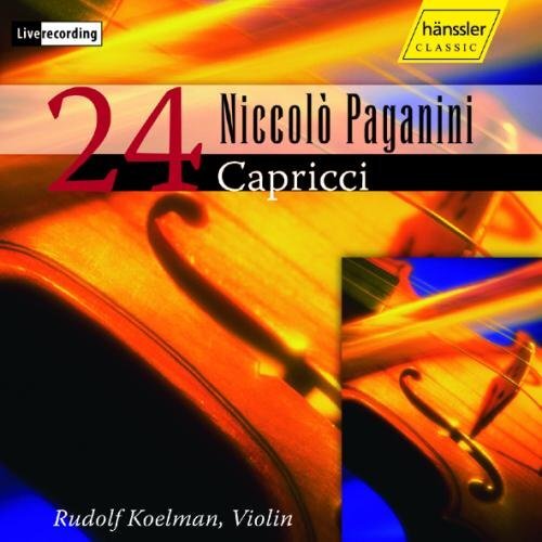 Paganini: Caprices for solo violin, Op. 1 Nos. 1-24 (complete)[CD] | eBay