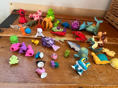 Mixed Lot of Hard & Soft Plastic Rubber Ocean Life Fish Seahorse ...