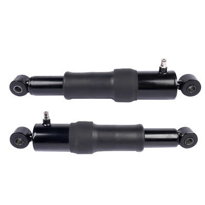 Pair Rear Steel Air Ride Shocks Suspension For Harley-Davidson Touring ...