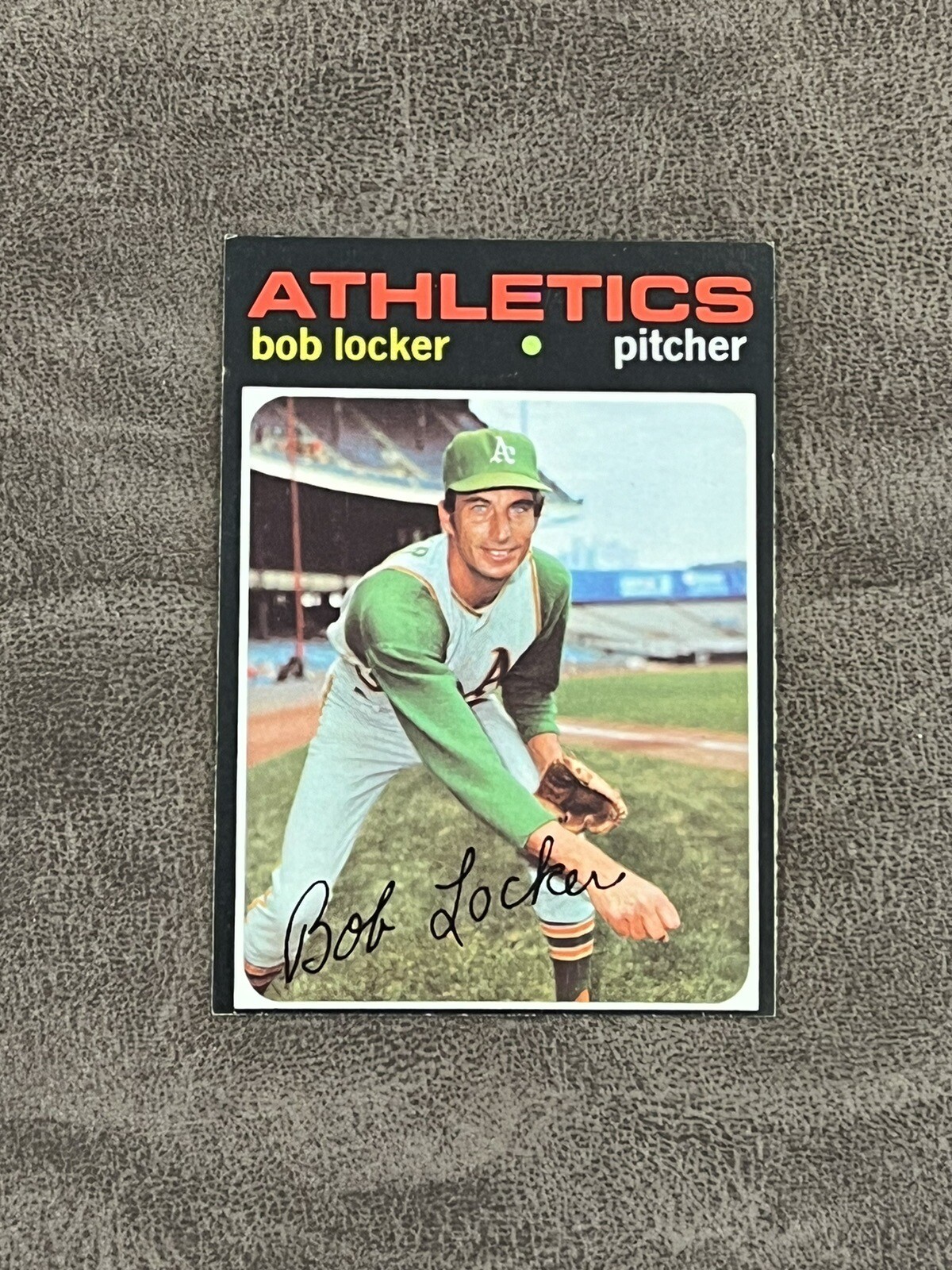 1971 Topps Bob Locker #356 NM-MT Oakland A’s Athletics | eBay