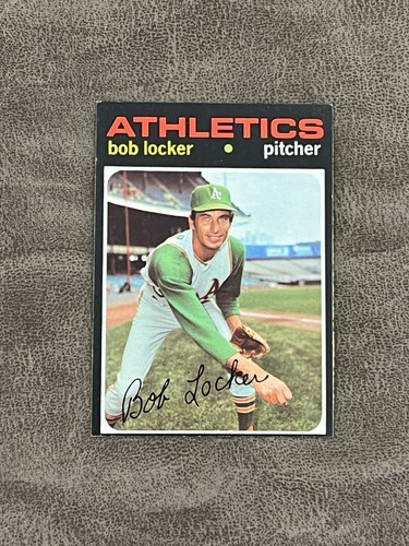 1971 Topps Bob Locker #356 NM-MT Oakland A’s Athletics | eBay