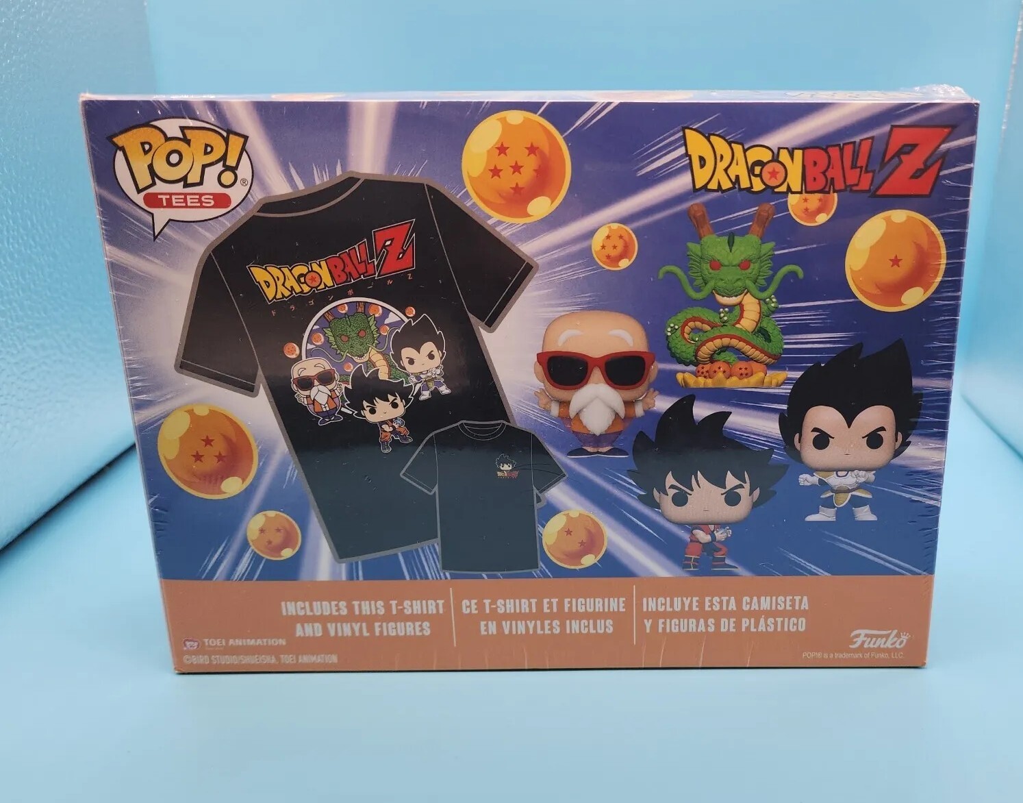 NEW Funko Pocket POP 4 Pack and TEE Dragon Ball Z GameStop Exclusive ...