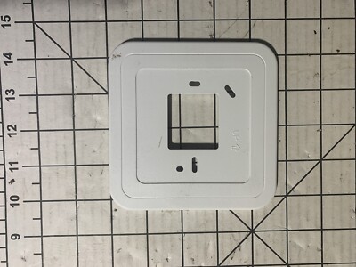 Thermostat back plate (goof plate) off white 4.75"wide x 4.75" tall ...
