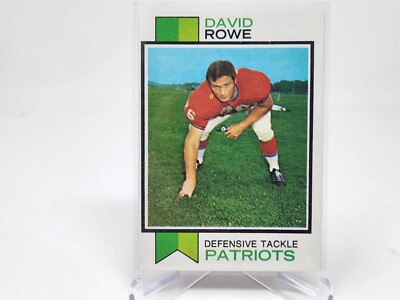 1973 Topps Football David Rowe Card #436 NM | eBay