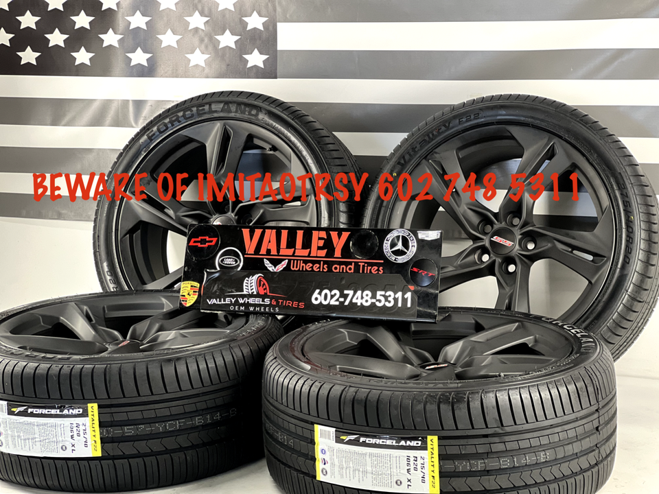 20" x10 X11 OEM FACTORY 4 CHEVY CAMARO SS ZL1 1LE BLACK RIMS TIRES ...