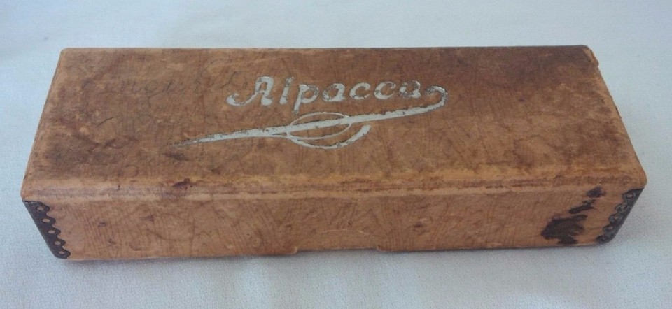 WELLNER GERMAN ANTIQUE Set of 11 Alpacca Silver Spoons Marked Alpacca w ...