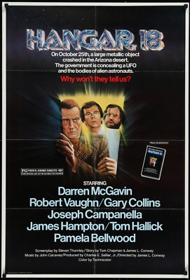 Hangar 18 (1980) - original movie poster - Aliens Darren McGavin Robert ...