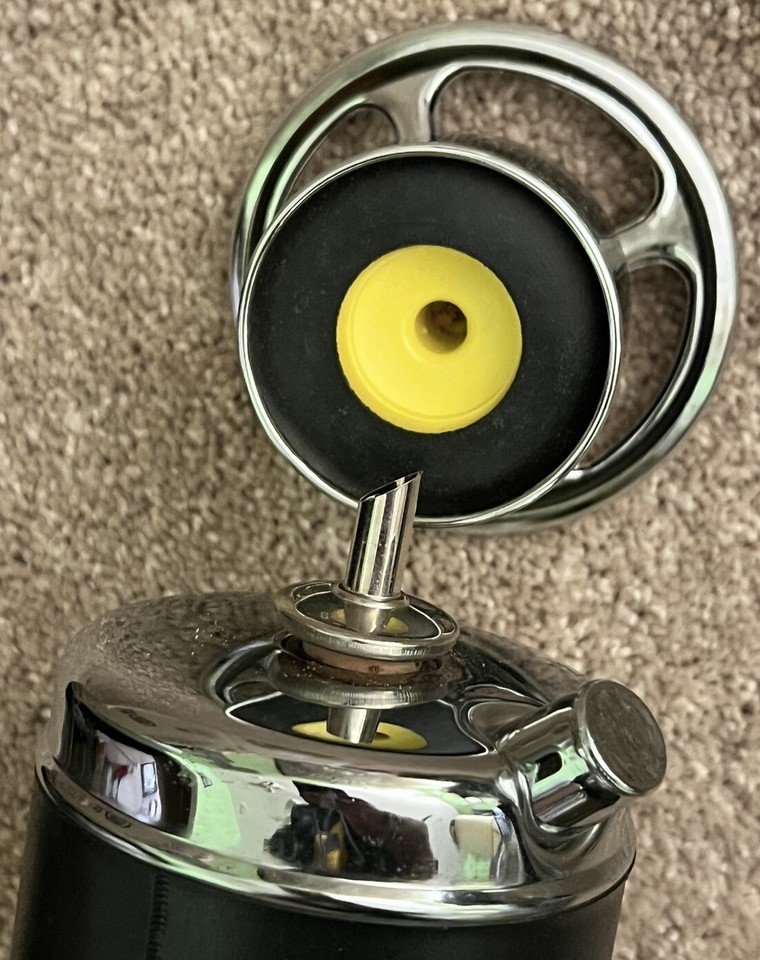 Fire Extinguisher Type Whisky Bottle W/Music “How Dry I Am” In Box ...