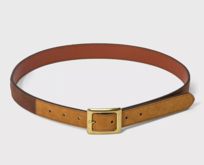 Universal Thread Women's Square Patchwork Buckle Belt Brown XXL | eBay