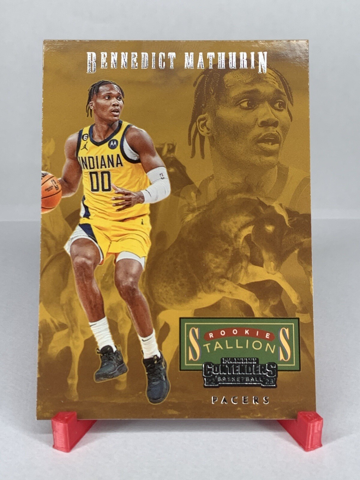 2022 Contenders Benedict Mathurin - Rookie - Insert Stallions #1 ...