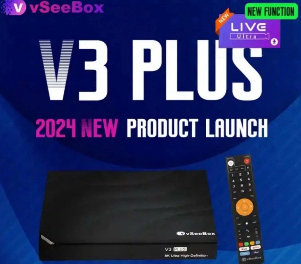 vSee V3 Plus Streaming Android Streaming Box brand new sealed | eBay