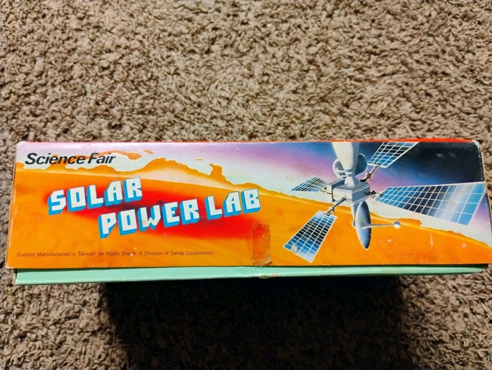 Science Fair Solar Power Electronic Lab Kit Vintage 80s - Radio Shack ...
