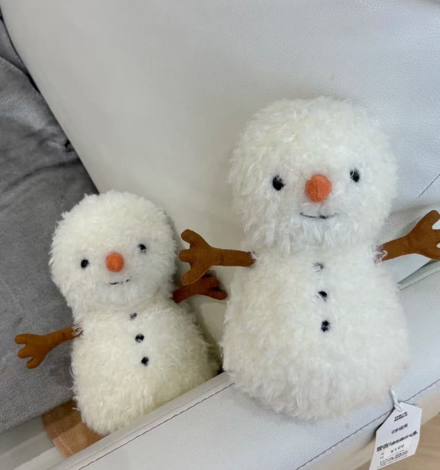 Jellycat Warmhearted Little Snowman Limited Edition Christmas Plush Toy ...
