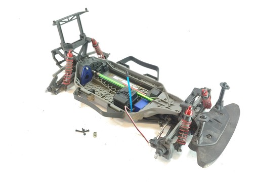 Traxxas Rally 4x4 XL-5 1/10 Rally Car Roller Slider Chassis w/ Servo ...