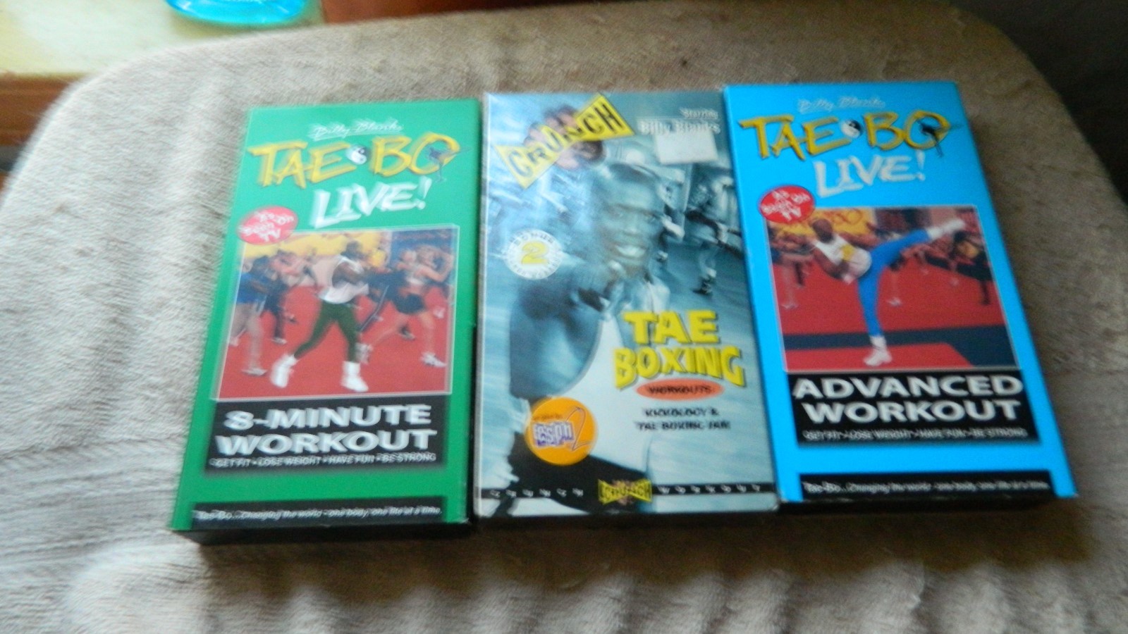 TAE BO LIVE ADVANCED TAE BO LIVE 8-MINUTE BOXING BILLY BANKS VHS FREE ...