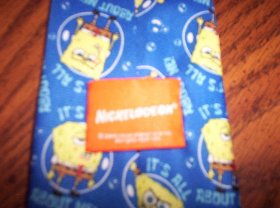 Spongebob Squarepants necktie novelty It's All About Me! Nickelodeon | eBay