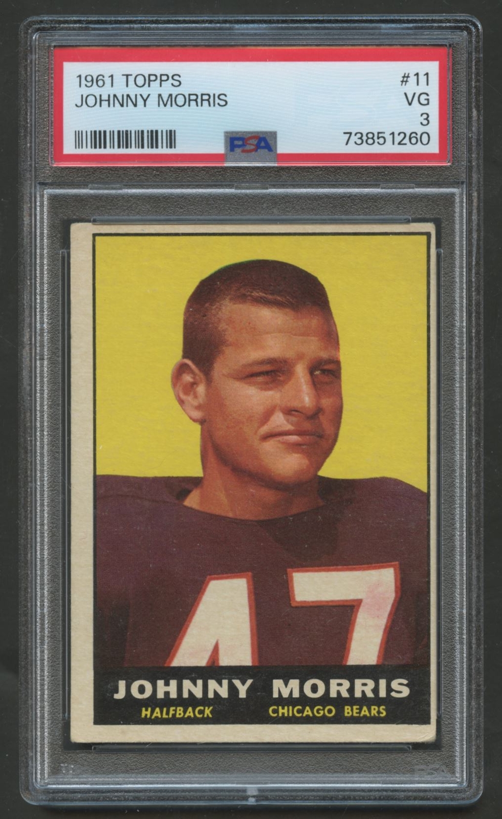 1961 Topps - #11 Johnny Morris (RC) for sale online | eBay