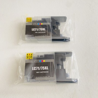 Lot of 2 EZink LC71/75XL Cartridges for Brother MFC Inkjet Printers ...