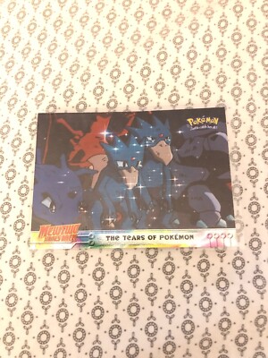 Pokemon Mewtwo Textured Card - Movie Animation Foil Topps Card Rare ...