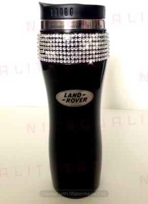 Land Rover Thermal Bling Mug Tumbler Cup Travel 14oz Made W Swarovski ...