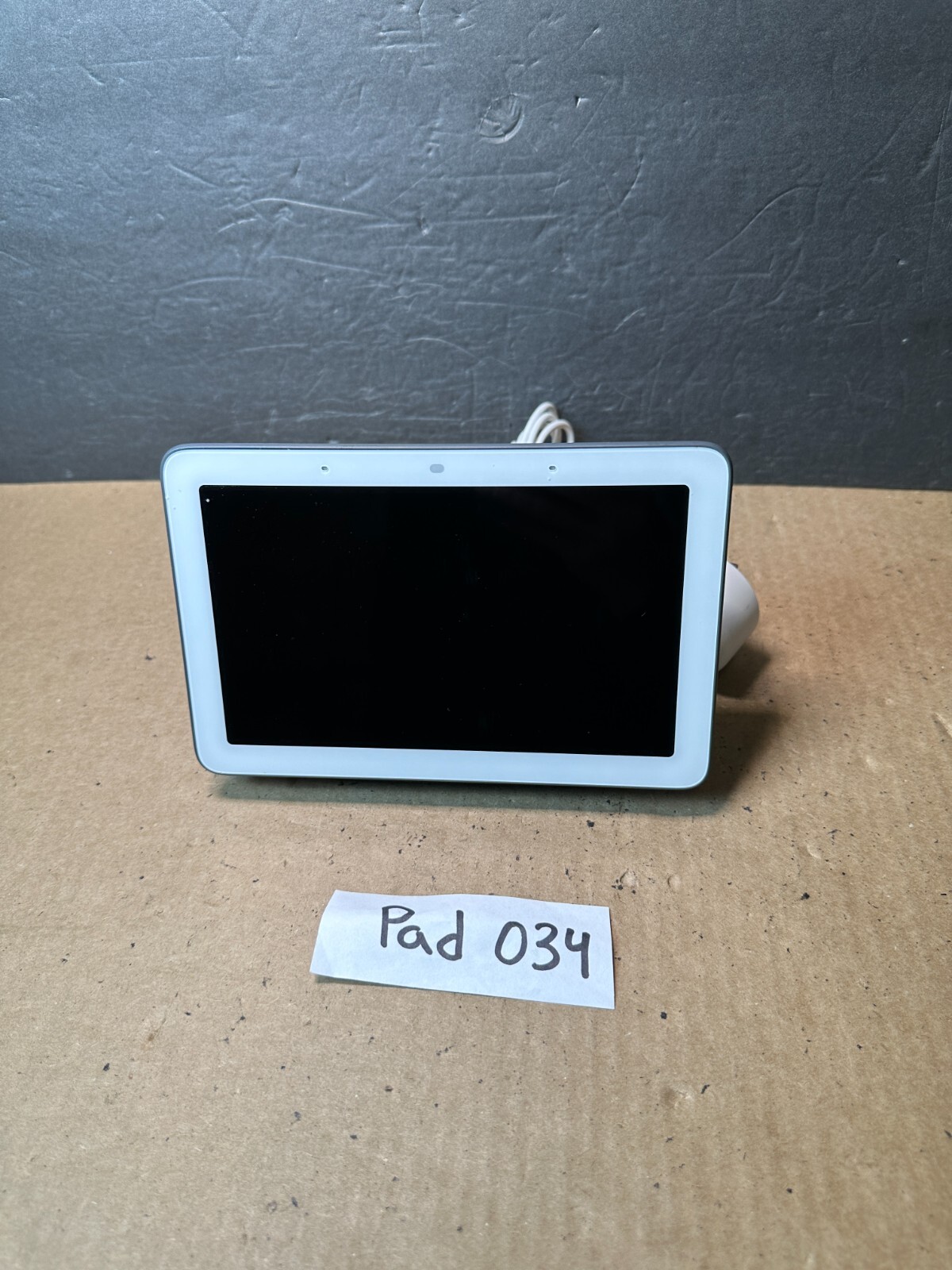 Google Home White Hub Nest Smart Display Model H1A With Power Cord