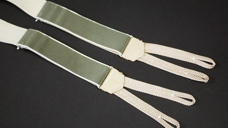 WW2 GERMAN SUSPENDERS, OFFICERS UNIFORM-TROUSERS, MINT | eBay