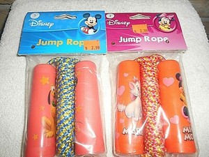 *NEW* LOT OF 2 DISNEY MICKEY MOUSE & MINNIE MOUSE JUMP ROPES IN ...