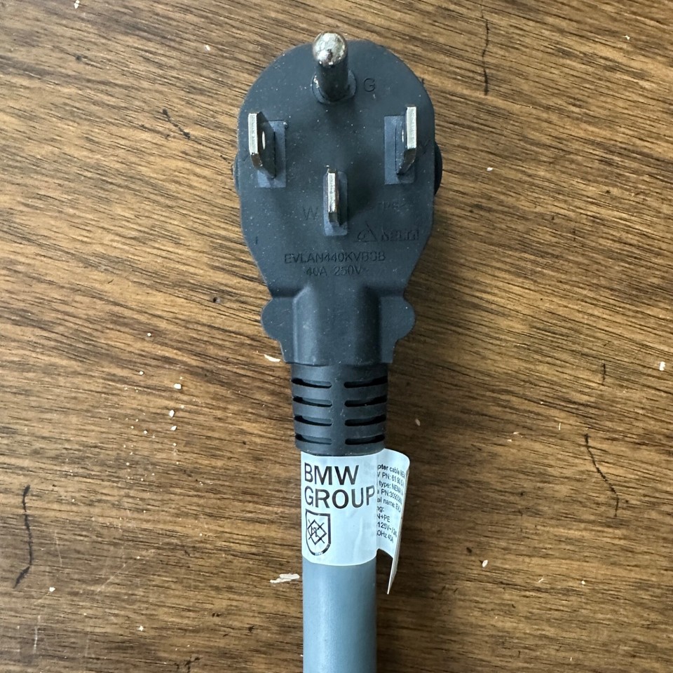 BMW 240V EV Plug 40A Flexible Fast Charger NEMA 14-50 Level 2 adapter ...