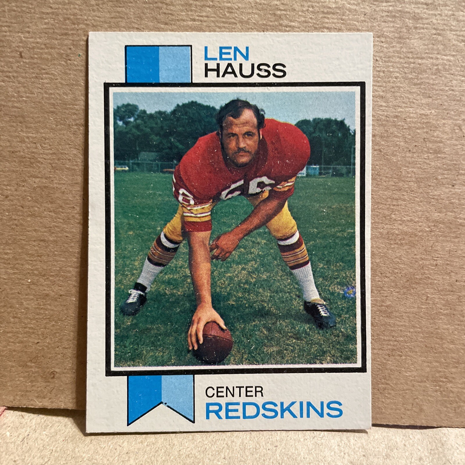 1973 Topps Washington Redskins #130 Len Hauss | eBay