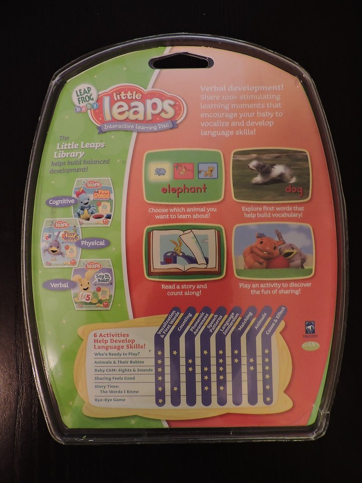 Little Leaps Say It Baby Verbal Vocal Toy Language Skills 9 Months ...