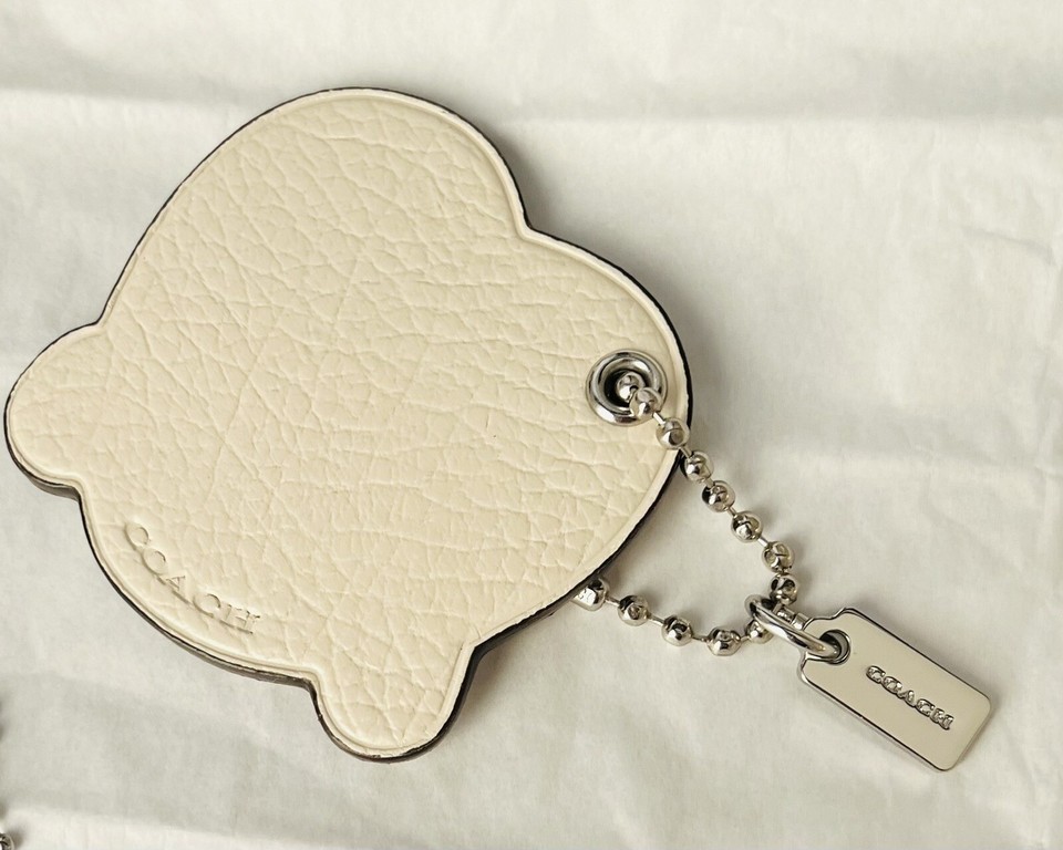 Coach pretzel, Leather Bag Purse Charm RARE | eBay