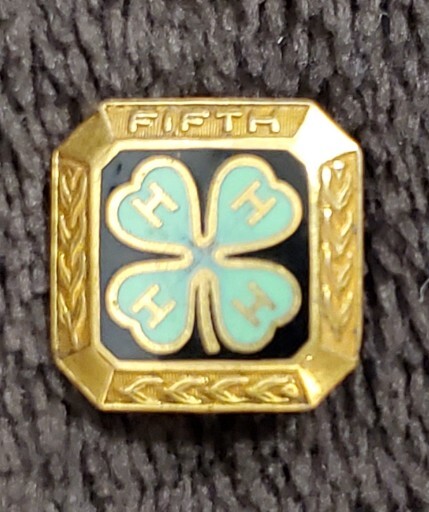 Vintage 4H Fifth Year Pin Four Leaf Clover 4H Pin - 10k Gold Filled | eBay